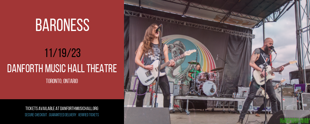 Baroness | Danforth Music Hall